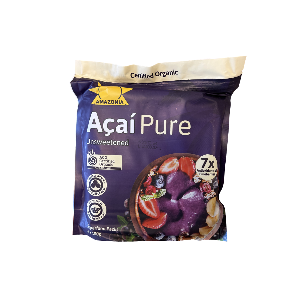 Amazonia Acai Pure 4 x 100g | Dunn & Walton