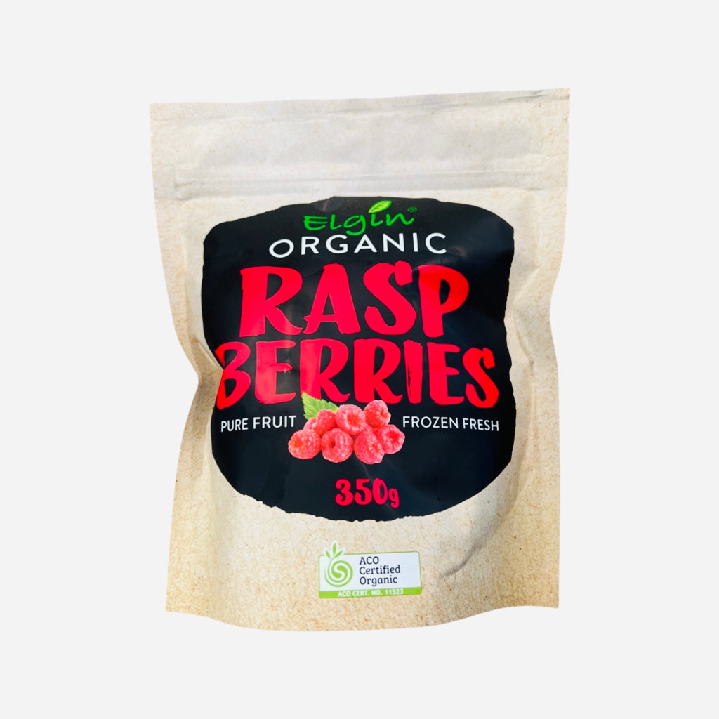 Elgin Raspberries Frozen 350g | Dunn & Walton
