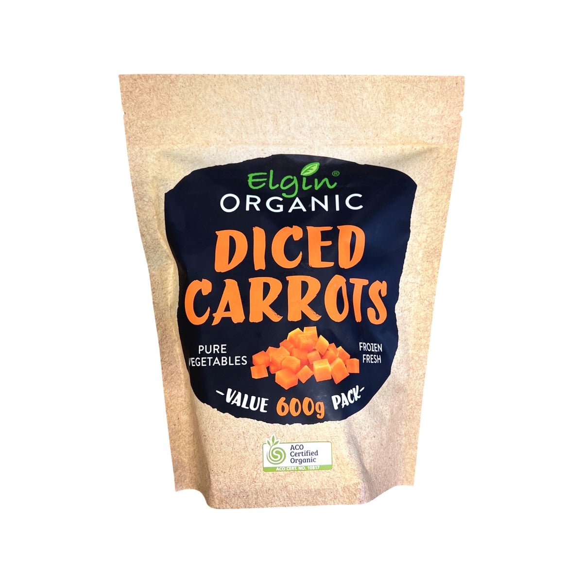 Elgin Frozen Carrots Diced 600g | Dunn & Walton