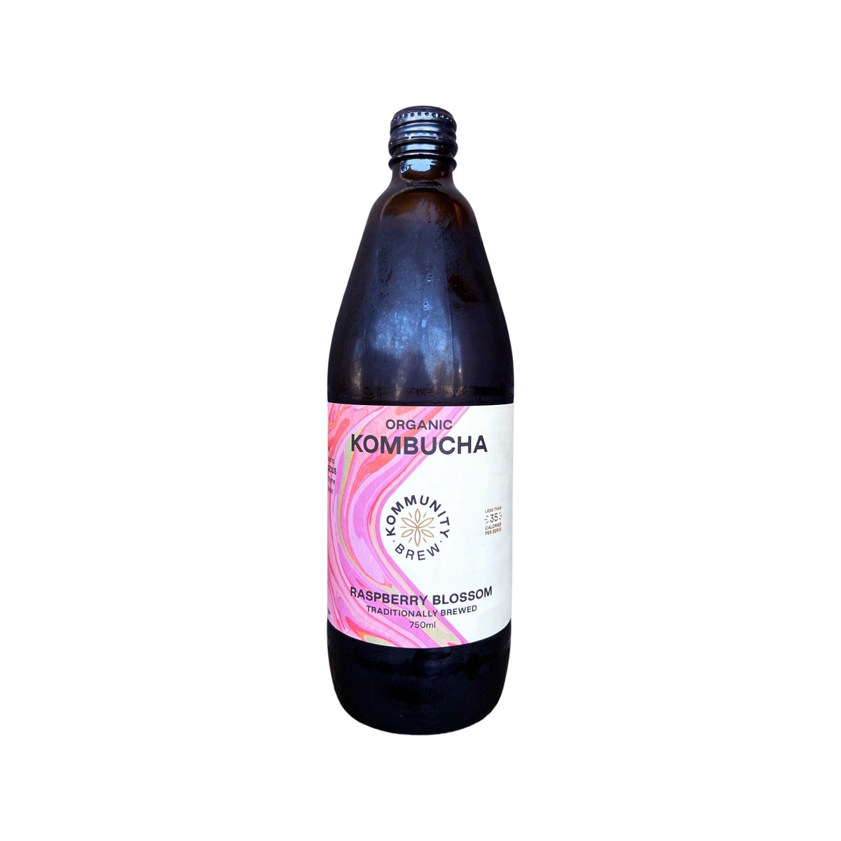 Kommunity Brew Kombucha Raspberry Blossom 750ml | Dunn & Walton